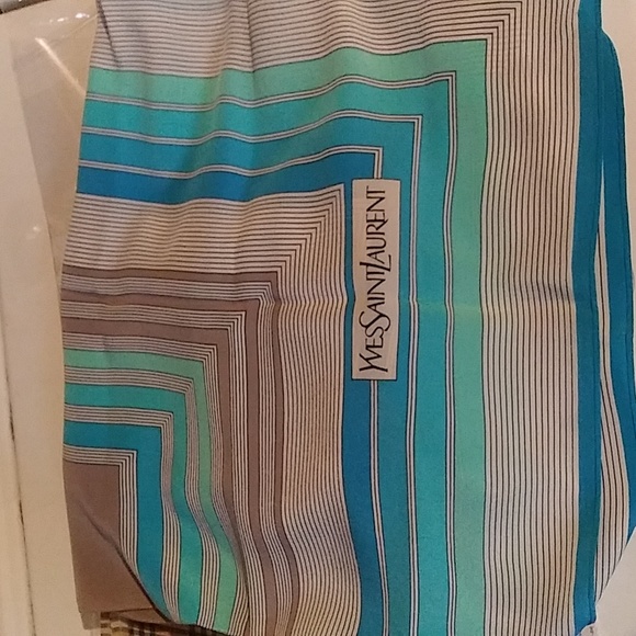 Yves Saint Laurent | Accessories | Ysl Silk Scarf | Poshmark
